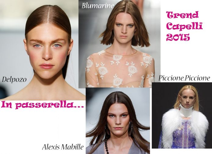 Trend capelli 2015: la riga torna in mezzo - Mode